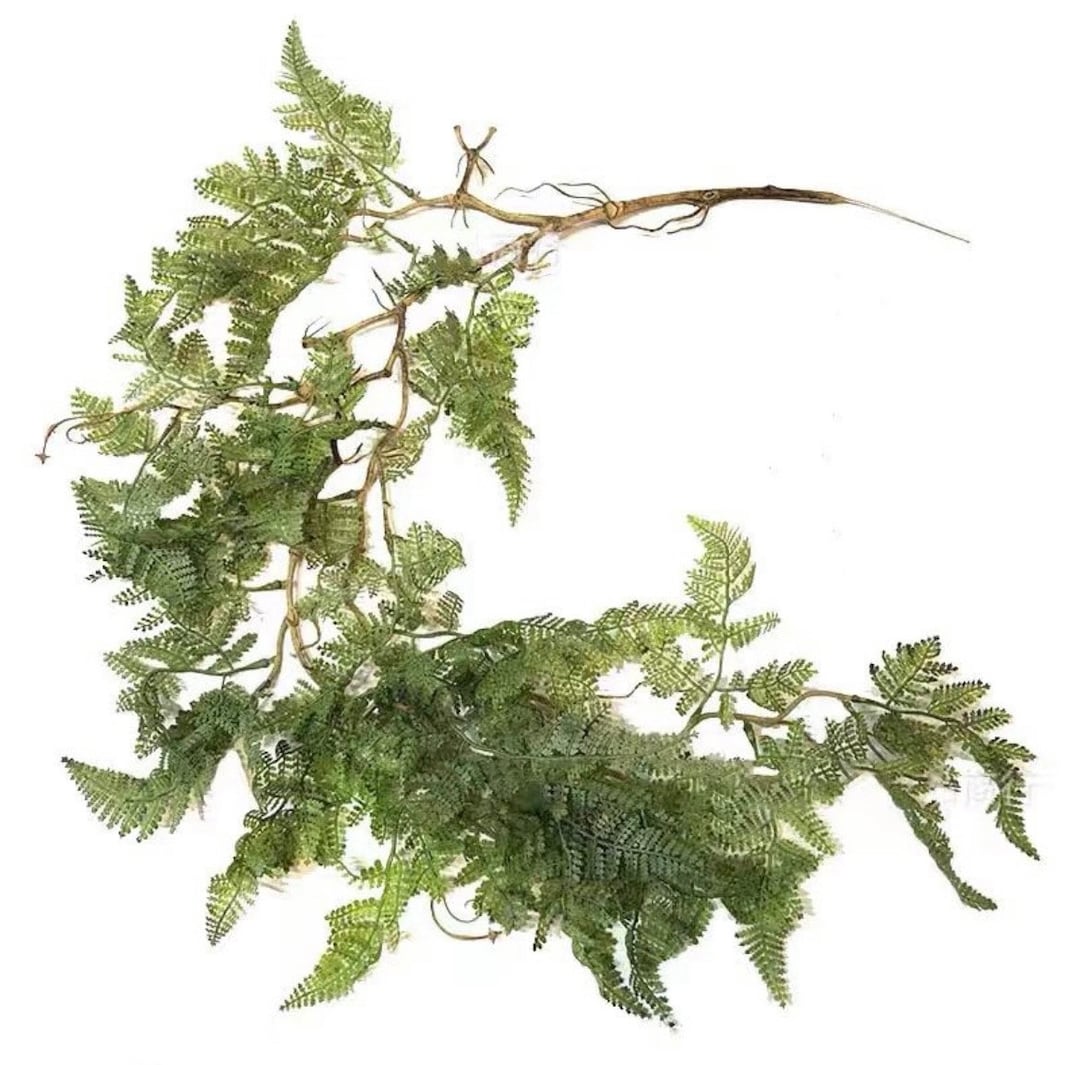 Artificial Trailing Fern, High Quality Fern Garland 90 Cm, Faux Hanging ...