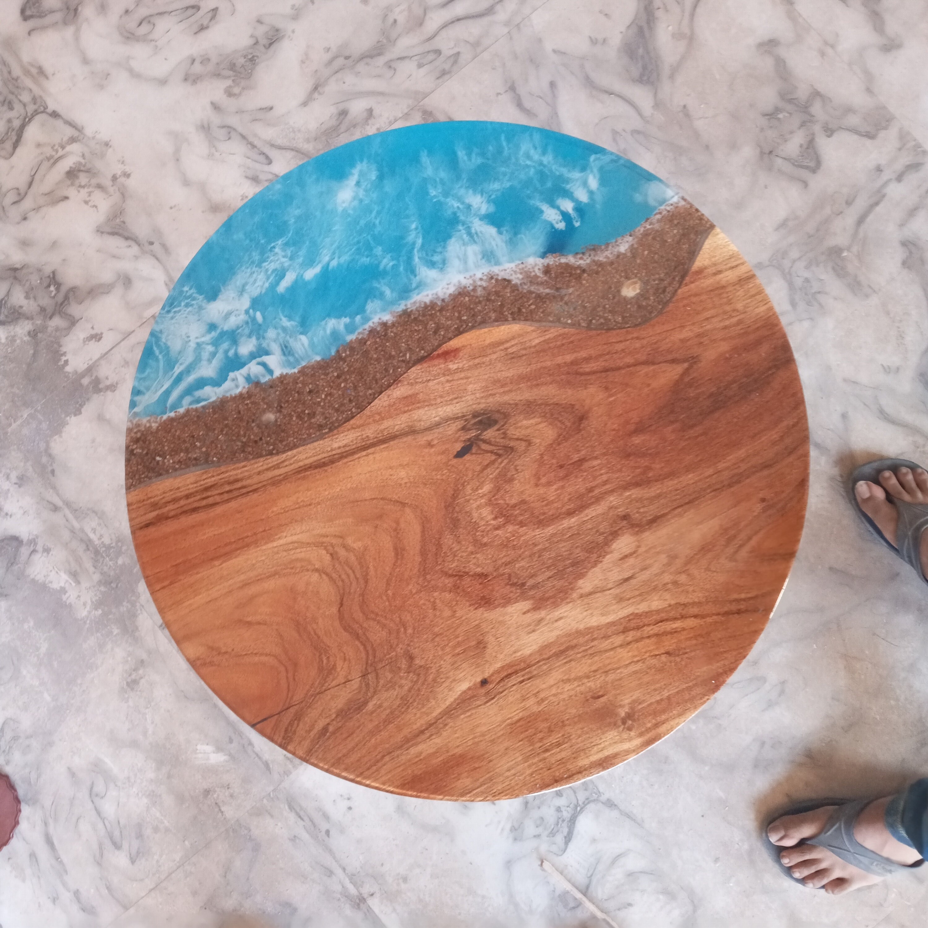 Round Epoxy Dining Table, Round Epoxy Table, - Etsy