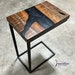 Epoxy Side Table, Epoxy End Table, Epoxy Resin Table, River Table Epoxy ...
