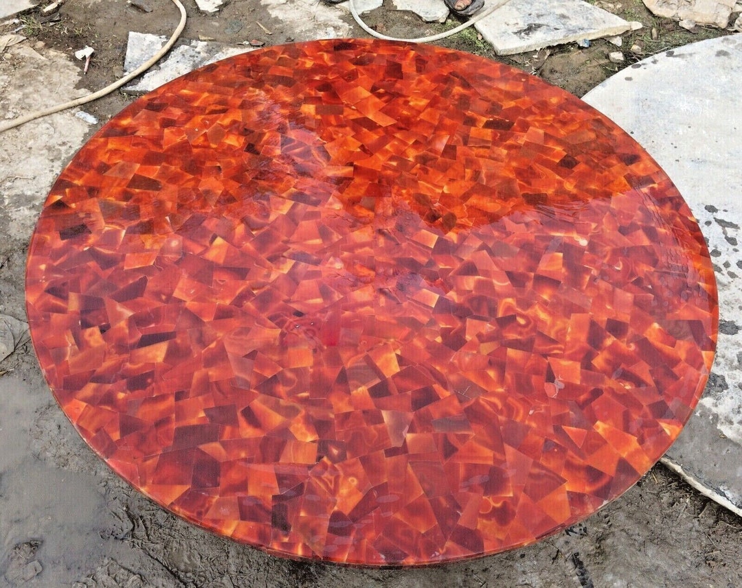 Red Jasper Marble Stone Table Top Counter-top, Living Room Tabletop ...