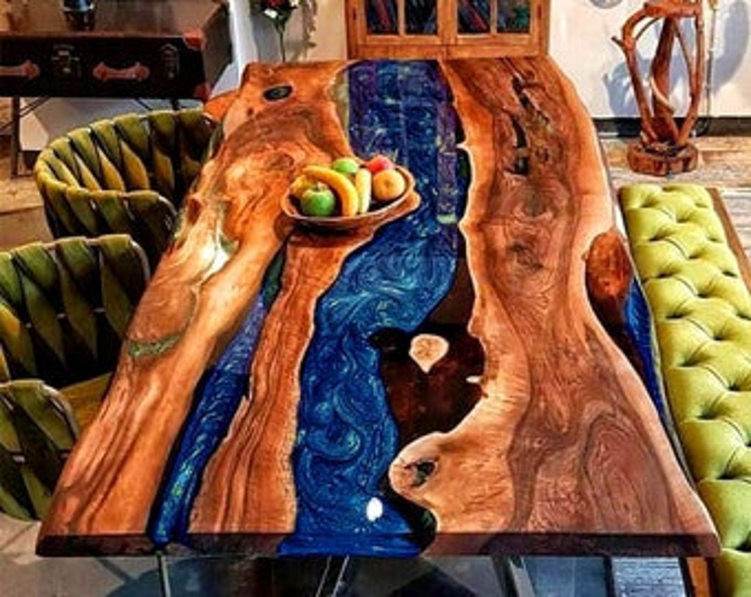 Epoxy Kitchen Table, Dining Table, Epoxy Dining Table, Epoxy Resin ...