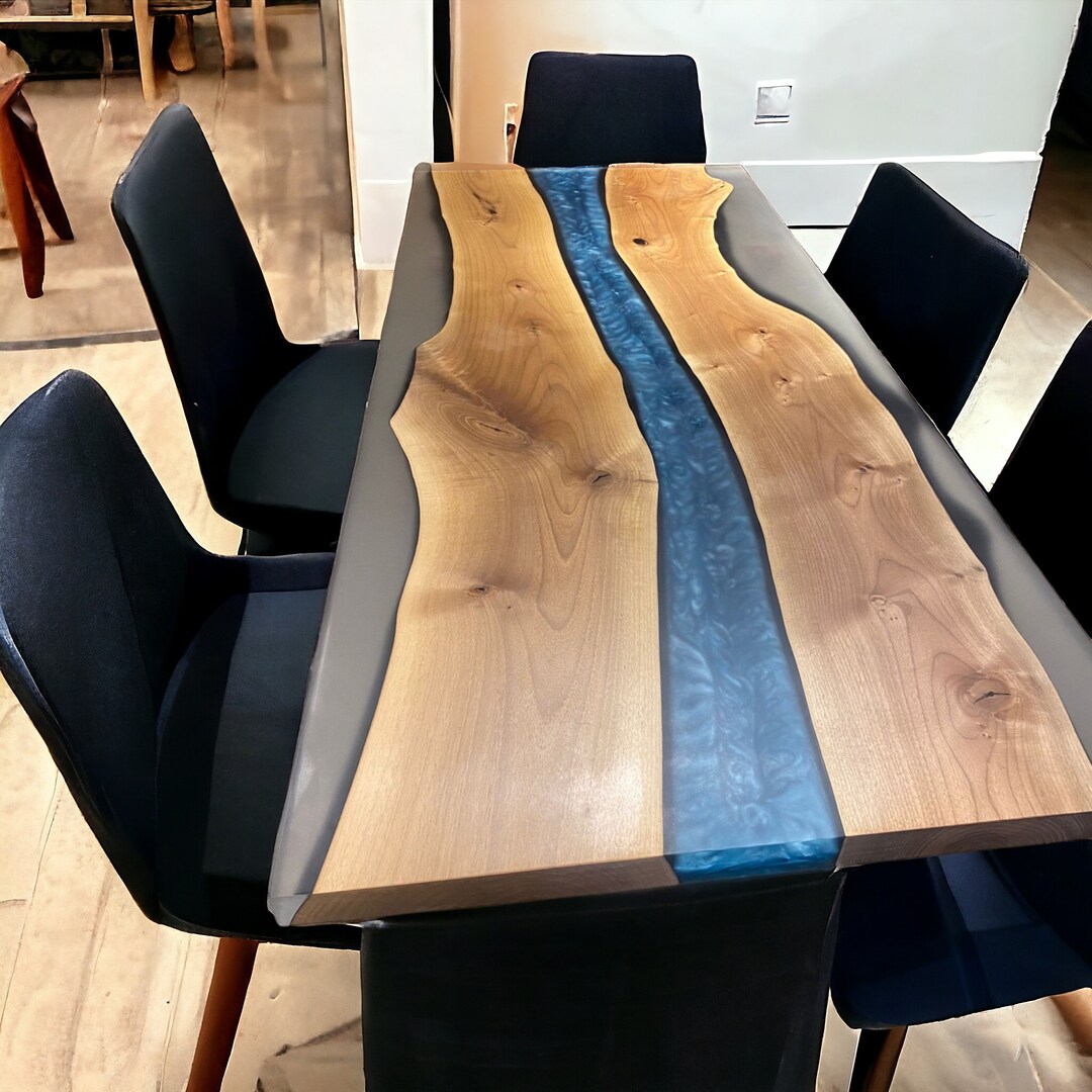 Epoxy Dining Table, Dining Table, Epoxy Dining Table, Epoxy Resin Table ...