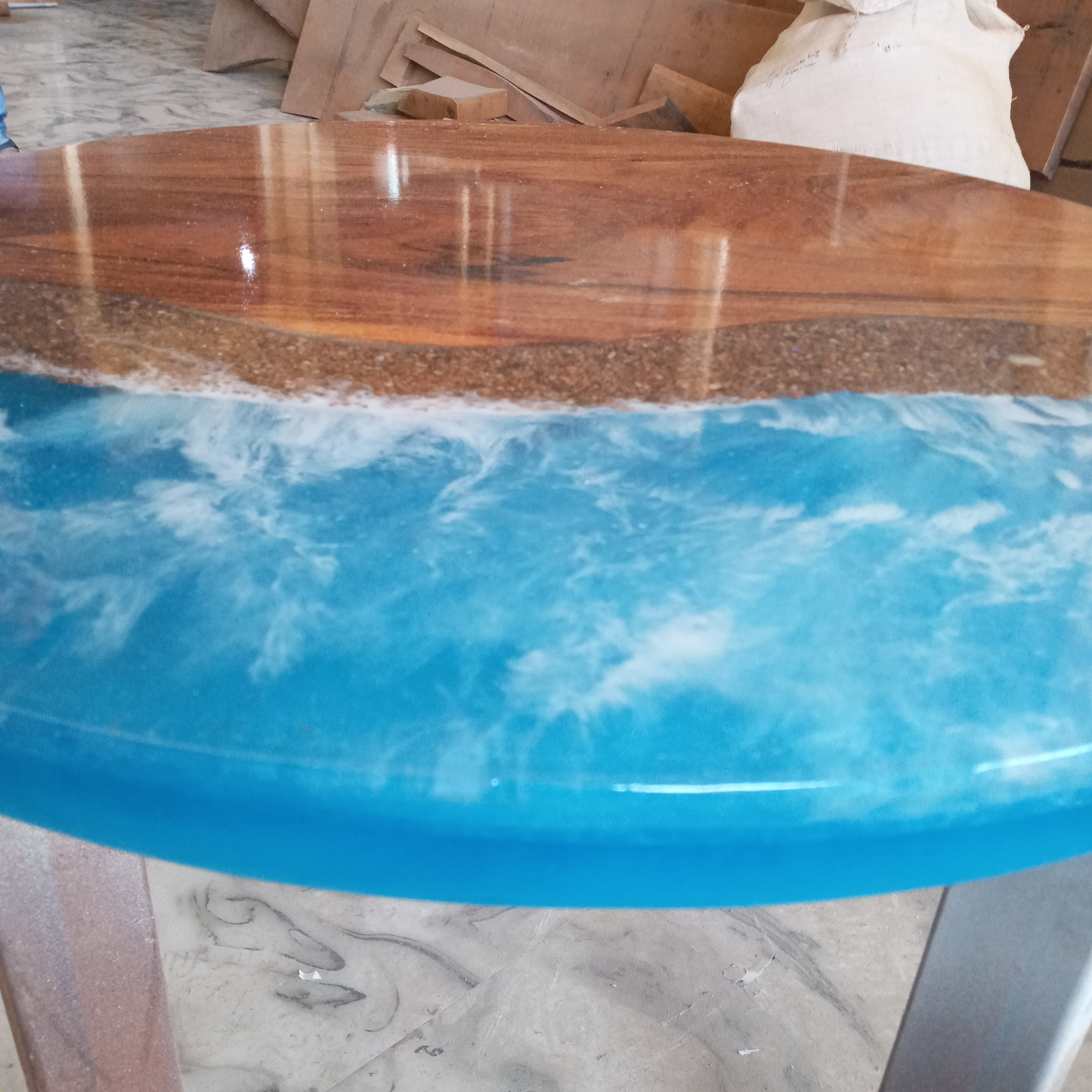 Round Epoxy Dining Table, Round Epoxy Table, - Etsy