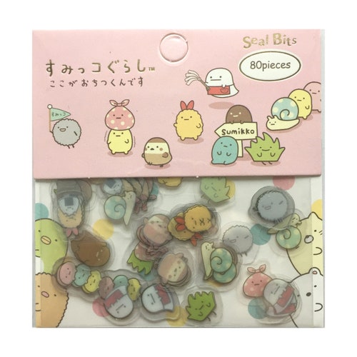 Sumikko Gurashi San X Sticker 80 Pieces Etsy
