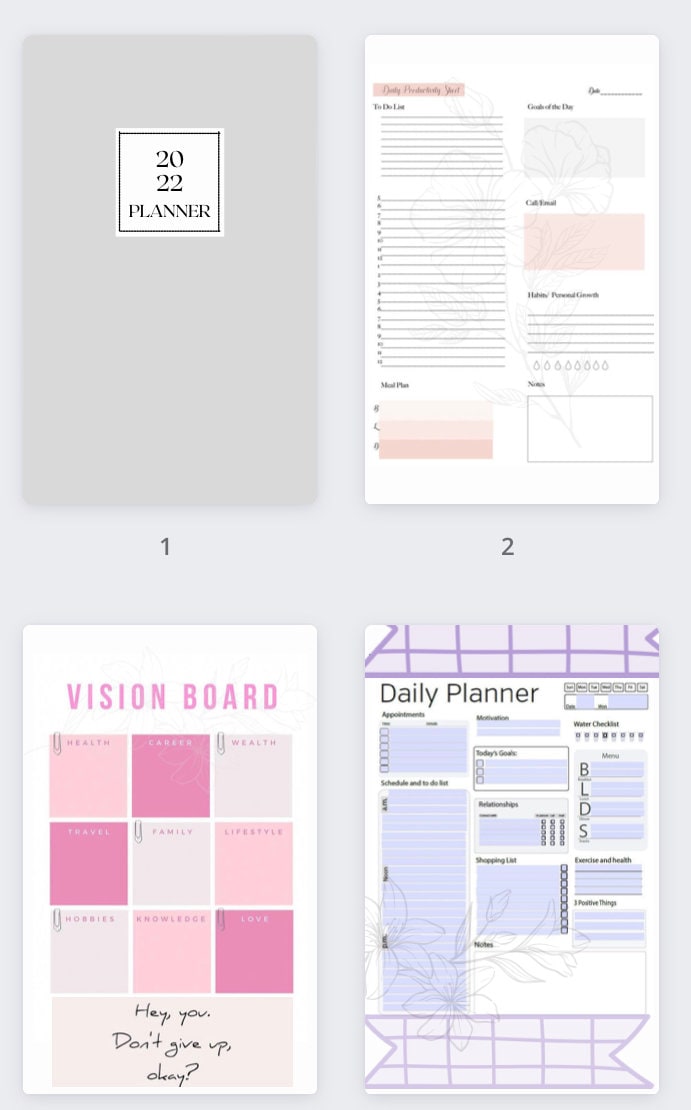 DIGITAL Bullet Journal, Organiser, Planner - Etsy