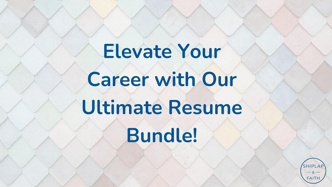 Ultimate Professional Resume Bundle | ATS Optimized/friendly Resume ...