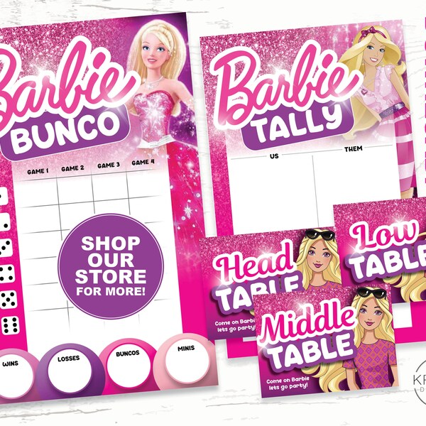 Barbie Table - Etsy