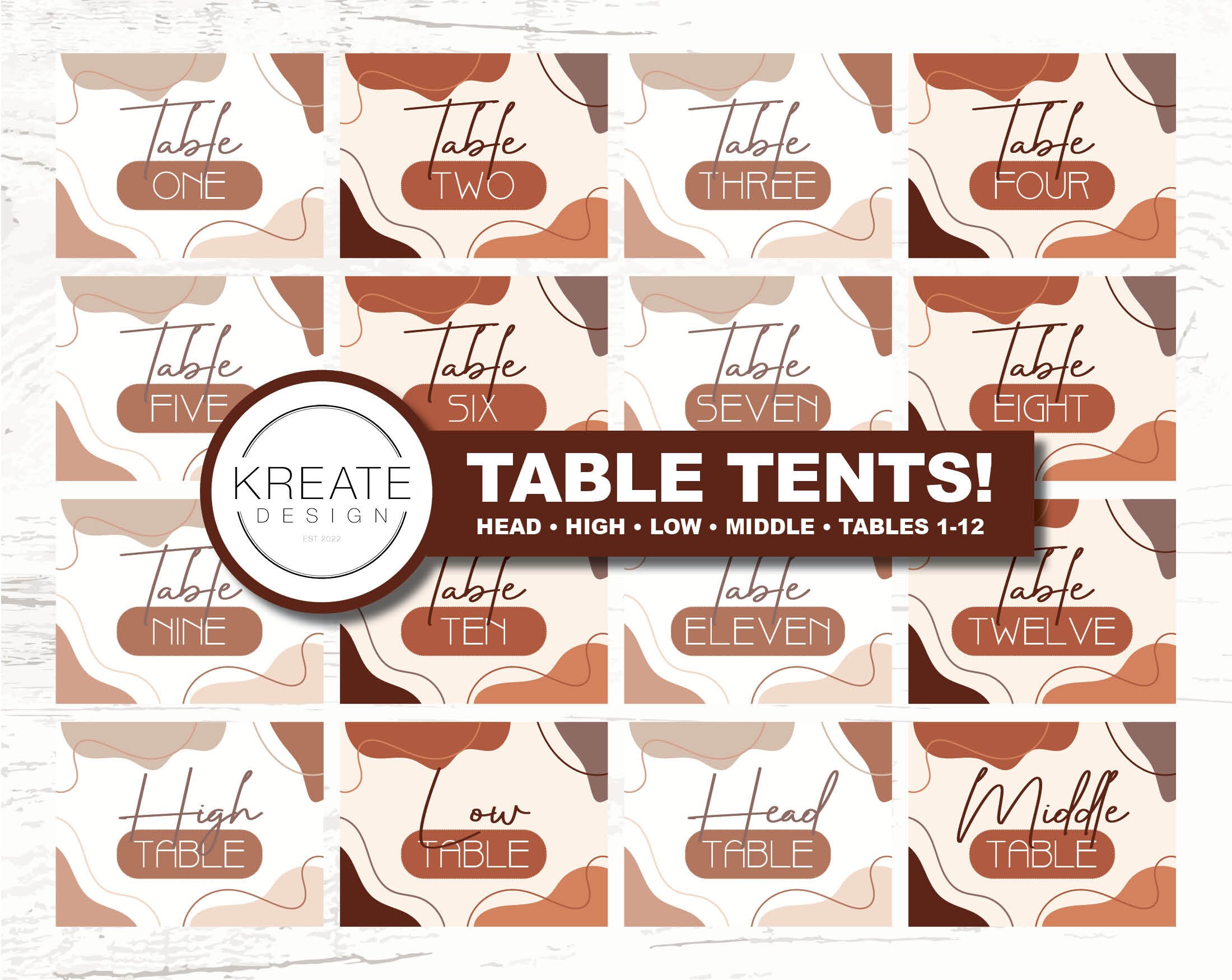 Bunco Set, Bunco Score Cards, Tally Sheets, Table Cards and Table Tents ...