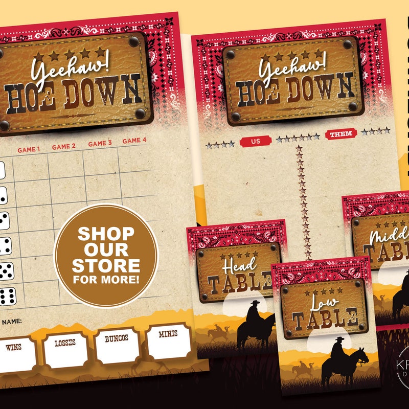 Western Table Number - Etsy