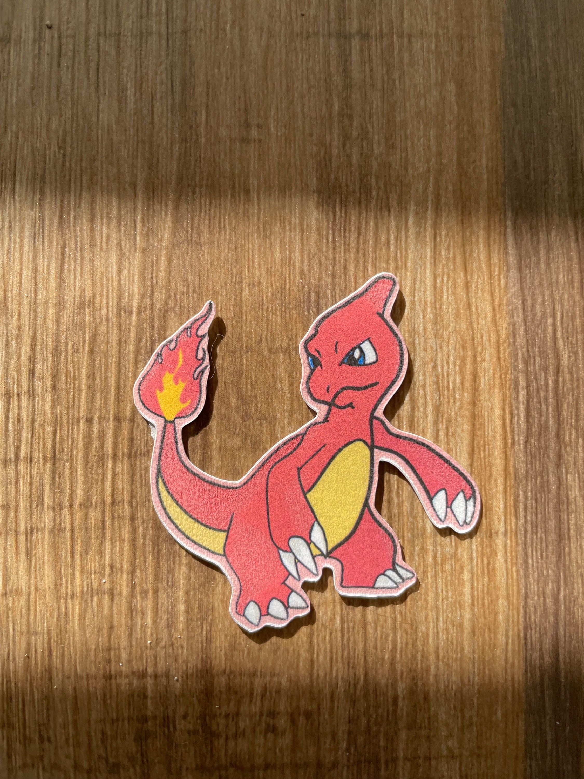 Charmander, Charmeleon, and Charizard Sticker Pack - Etsy