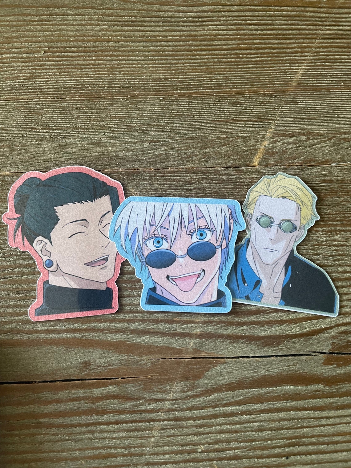 Jujutsu Trio Sticker Pack: Gojo, Nanami & Geto Edition - Etsy