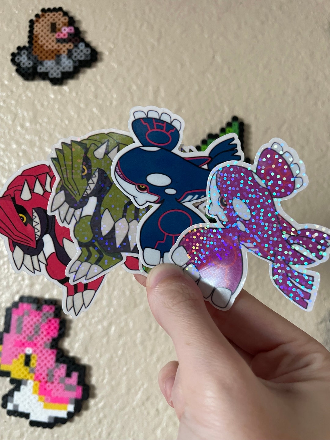 Groudon and Kyogre Sticker Set - Etsy