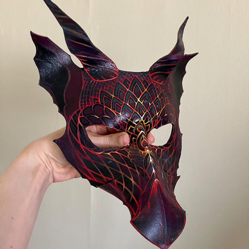 Dragon Mask - Etsy