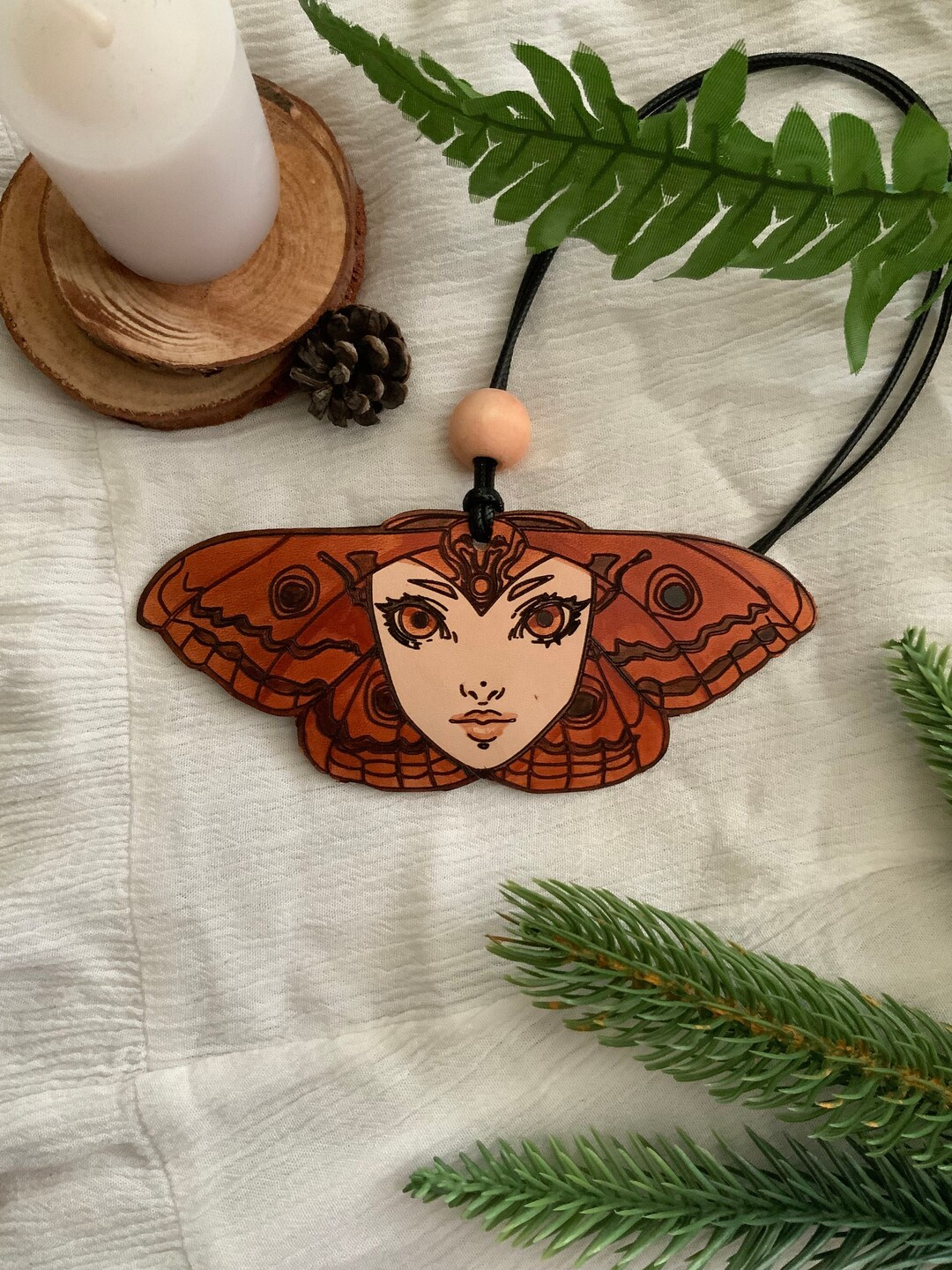 Children of the Forest Fae Moth Necklace - Etsy