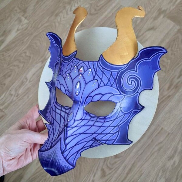Dragon Masquerade Mask - Etsy