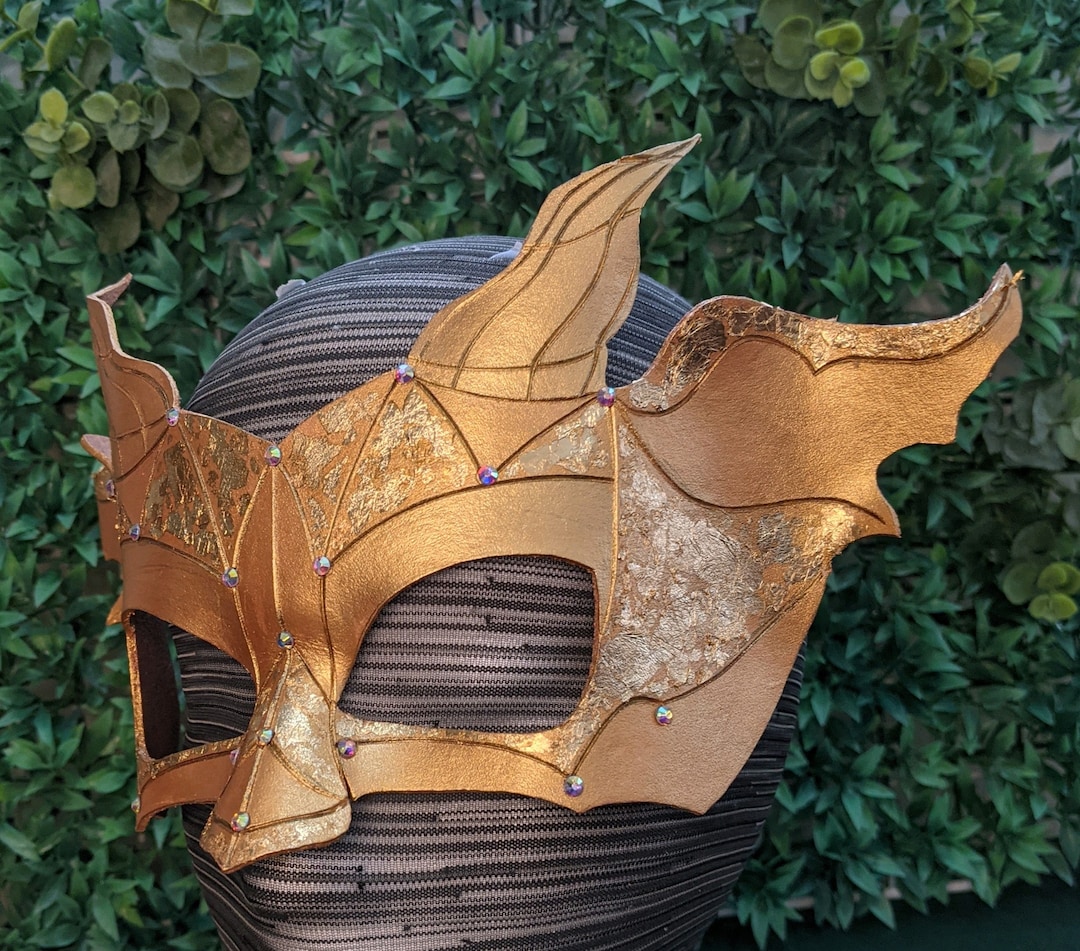 Golden Goblin Mask - Etsy Denmark
