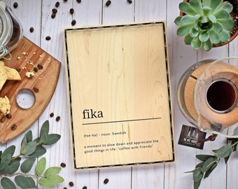 Fika Sign - Etsy
