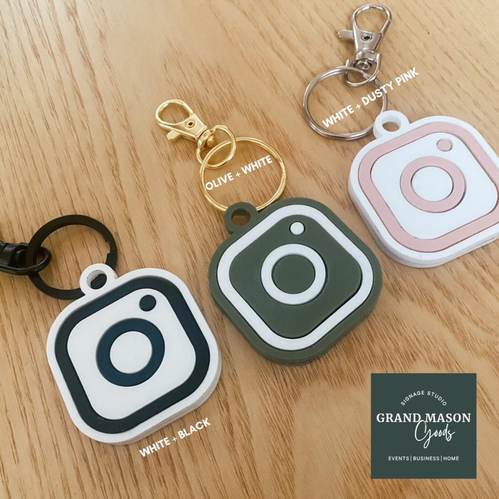 Instagram Smart Keychain I Tap and Follow | NFC Keychain I Digital ...
