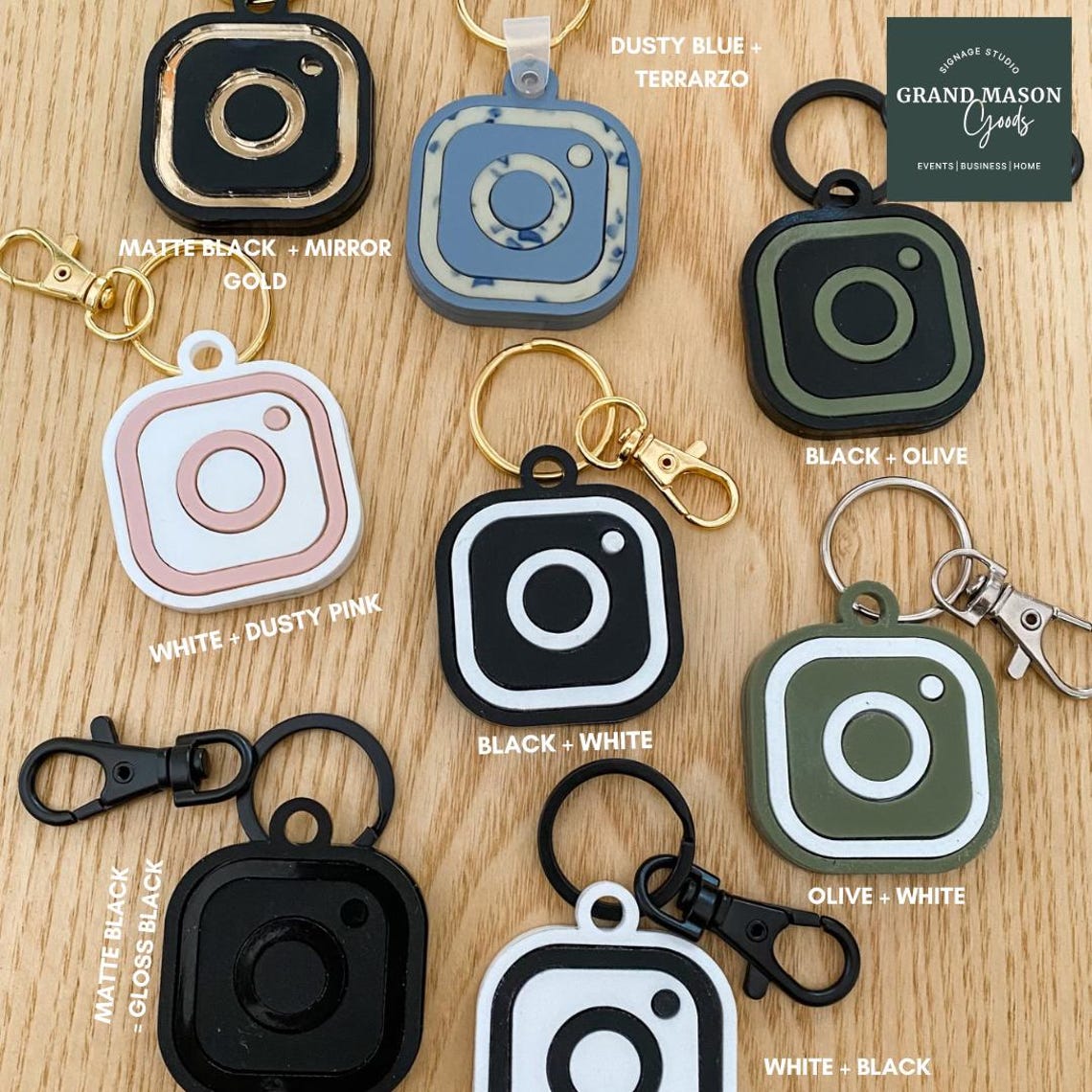 Instagram Smart Keychain I Tap and Follow | NFC Keychain I Digital ...