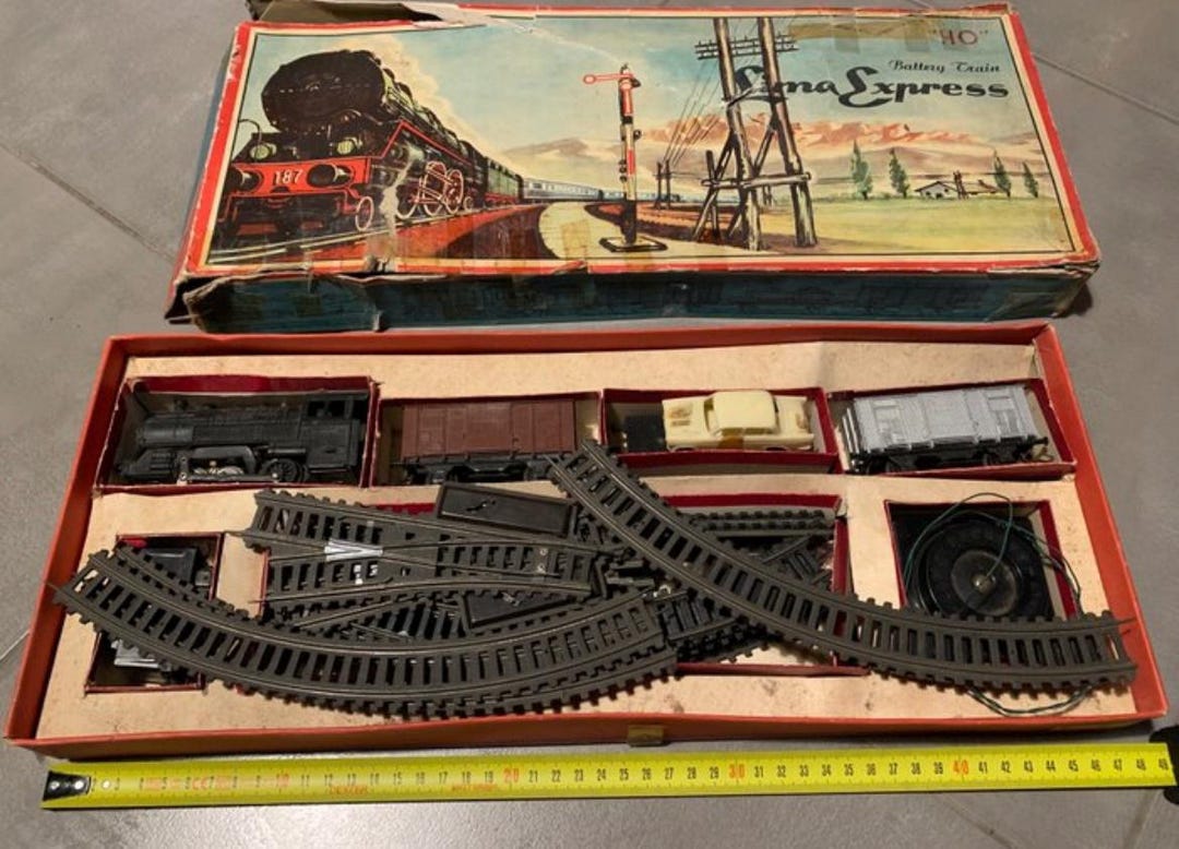 Battery-powered "ho" Train Model Lima Express - Etsy