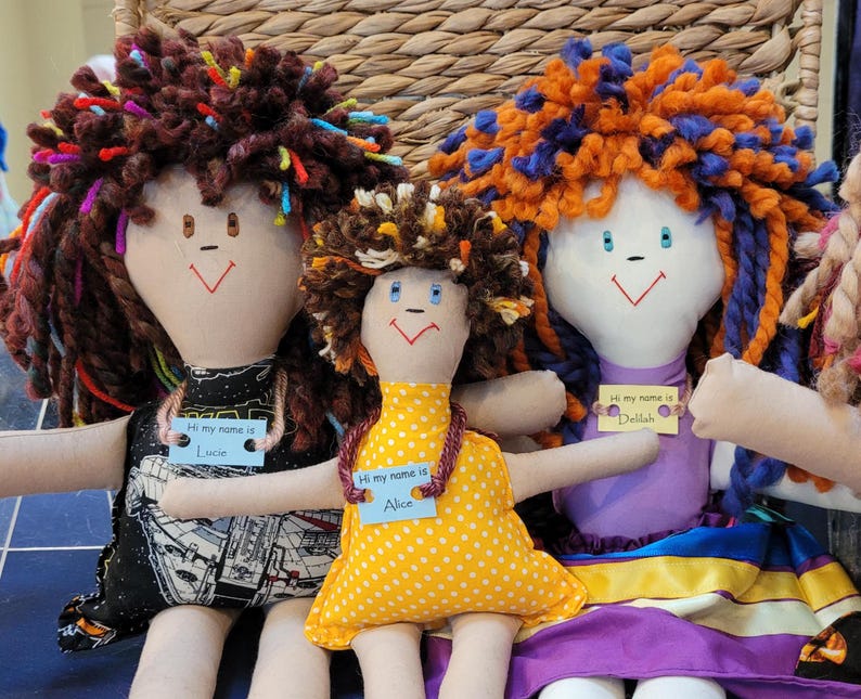 Traditional Rag Doll Girl - Etsy Canada