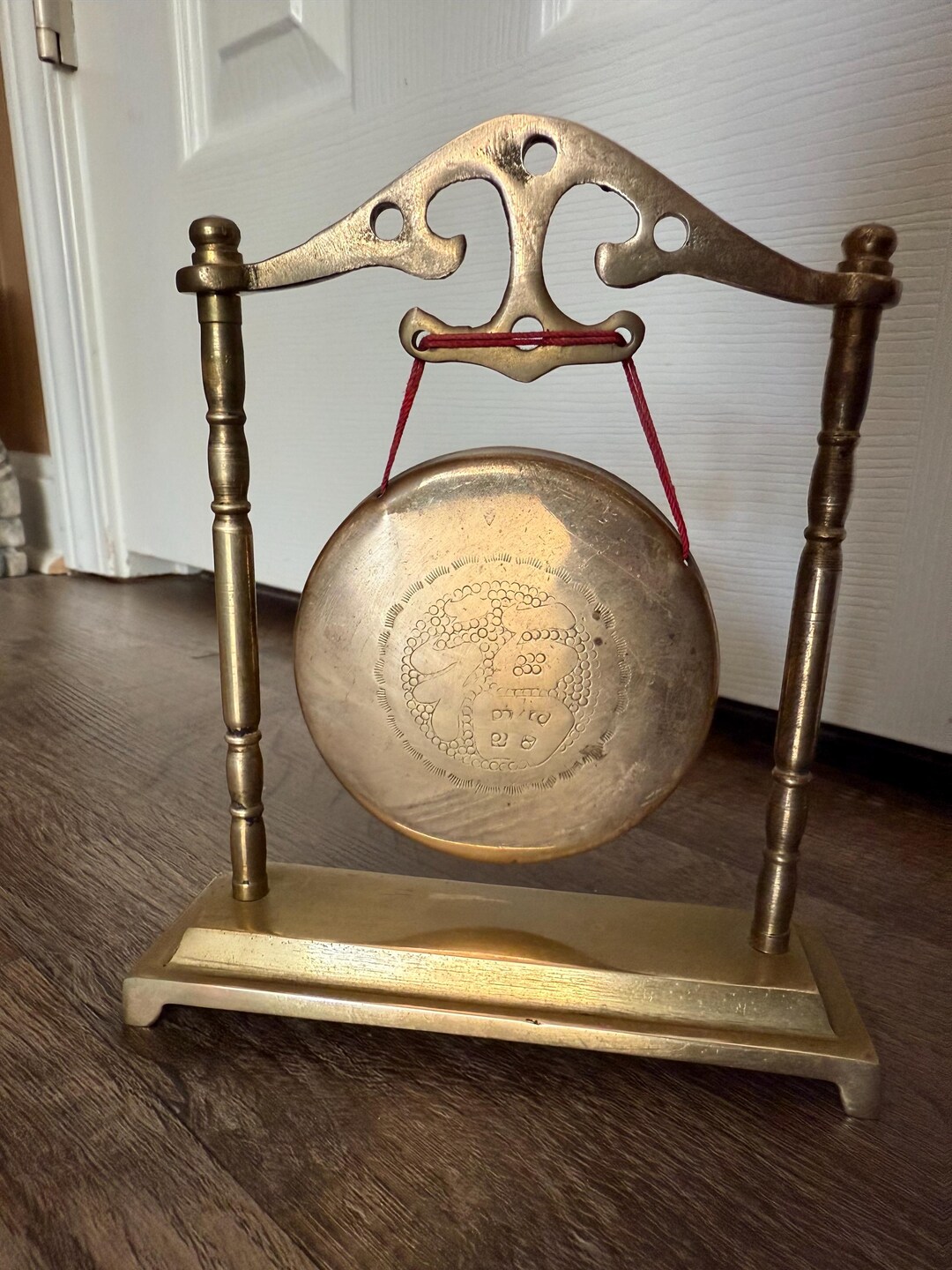 1970s Solid Brass Gong Table Desk Decor No Striker-made in Hong Kong - Etsy