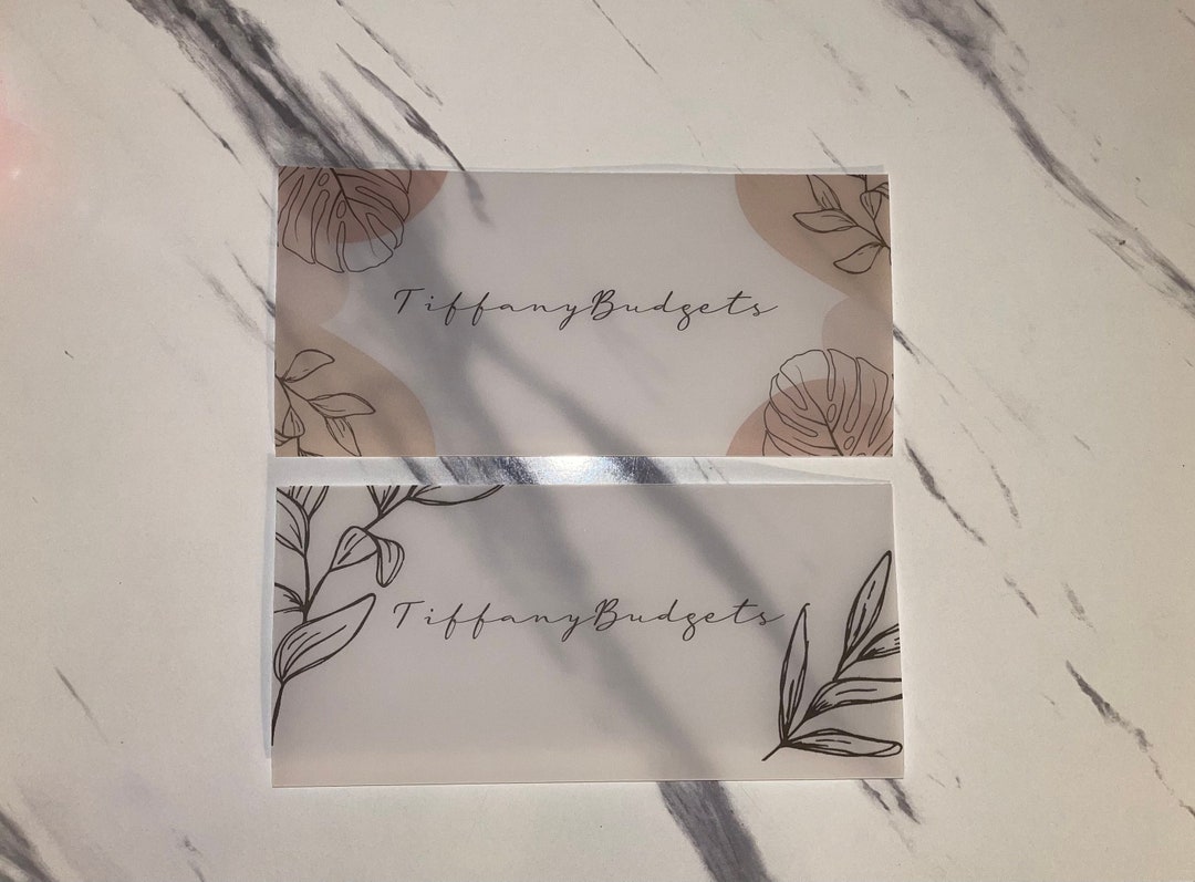 Single Matte Laminated Frosted Cash Envelopes With Frosted Back A5, A6 ...