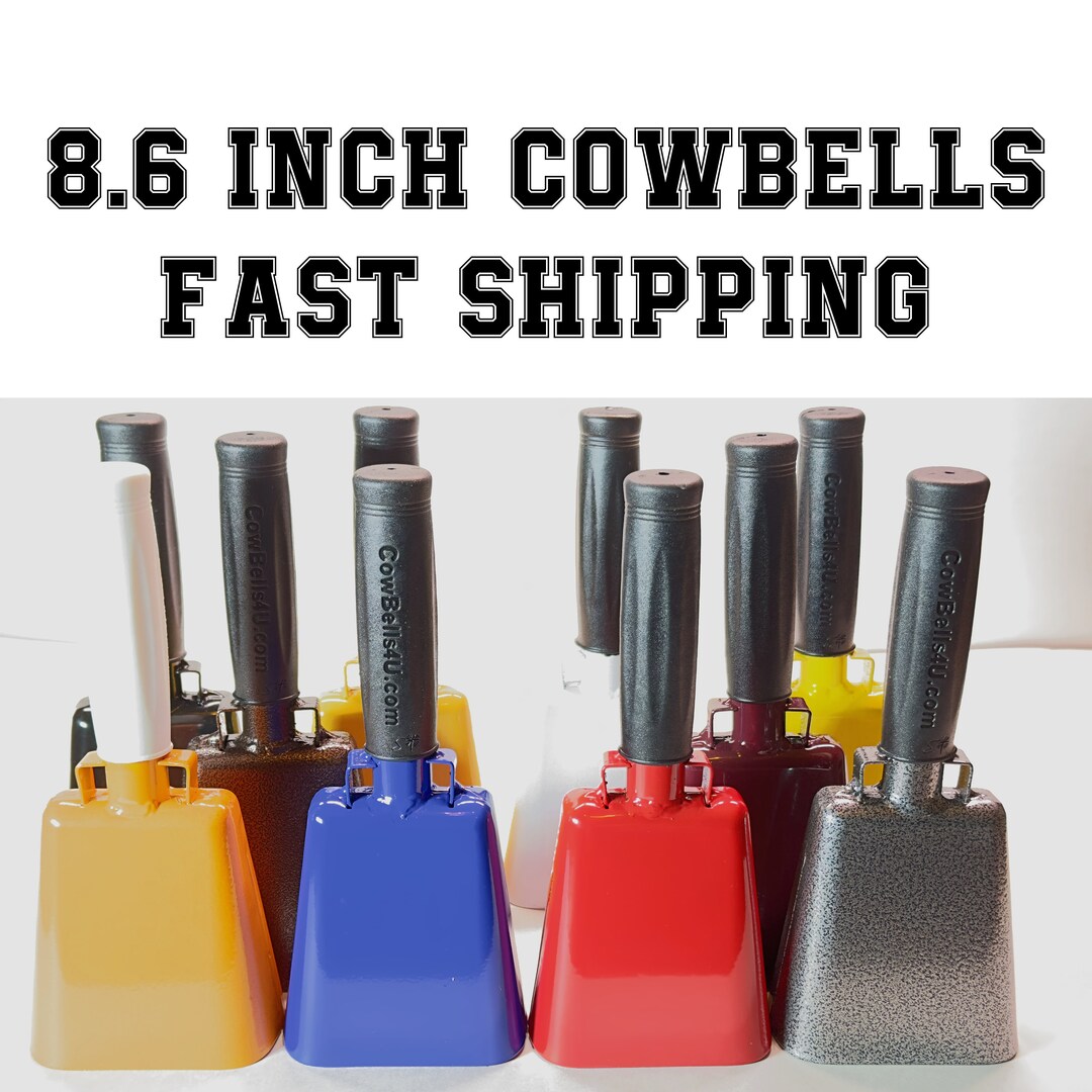 Customizable Blank Cowbell: Show Your Team Spirit Football, Soccer ...