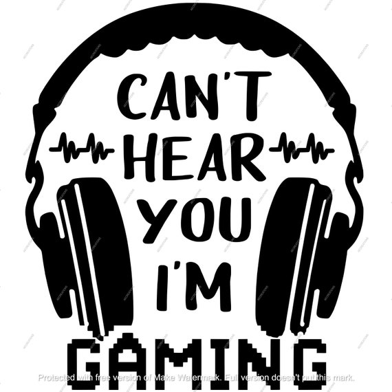 Gaming SVG Headphones SVG - Etsy