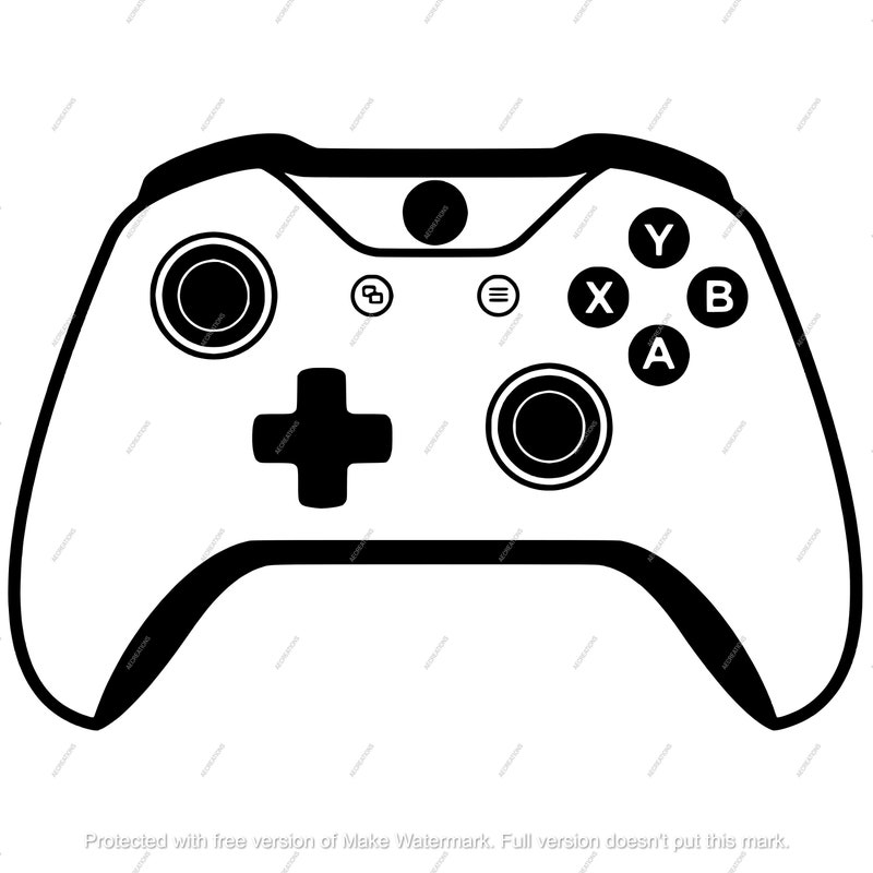 Xbox Controller Template - Etsy