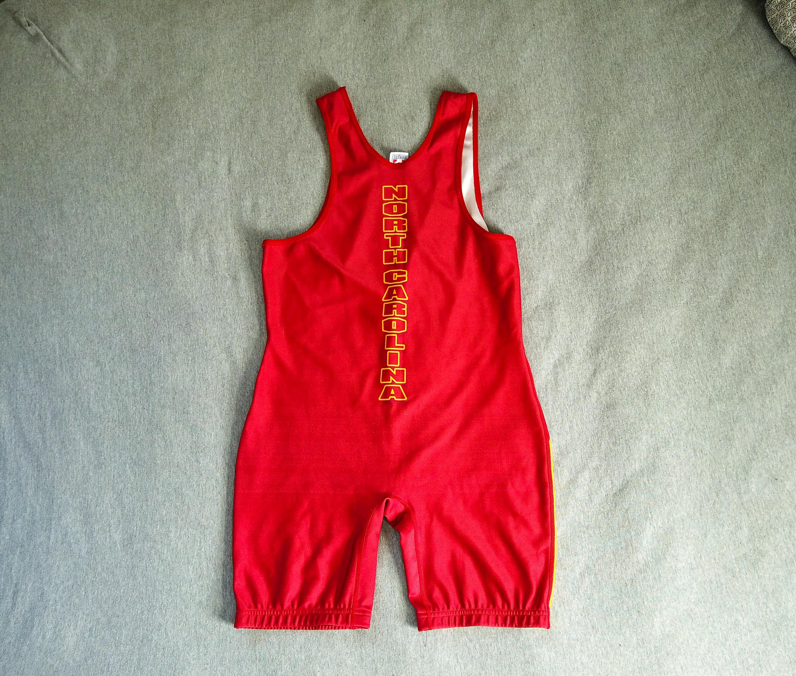 Vintage Brute NC Wrestling Singlet XL - Etsy