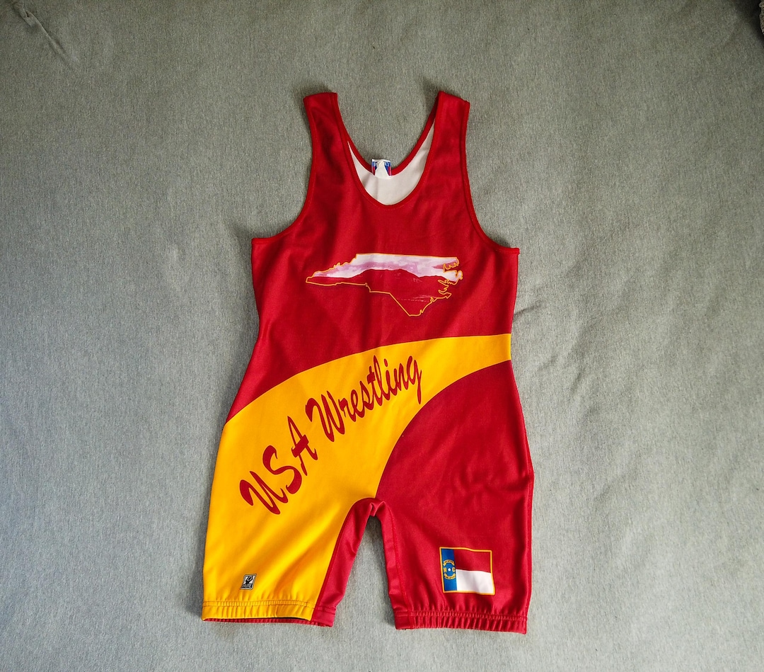Vintage Brute NC Wrestling Singlet XL - Etsy