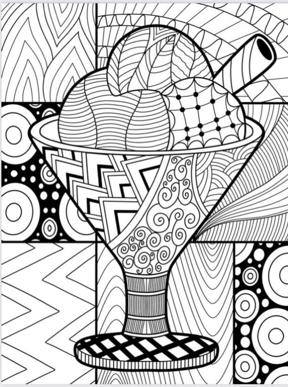 Zen Art Coloring Pages - Etsy