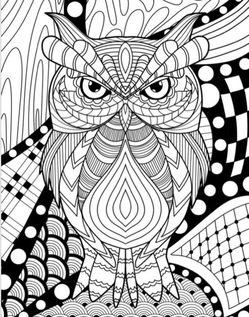 Zen Art Coloring Pages - Etsy