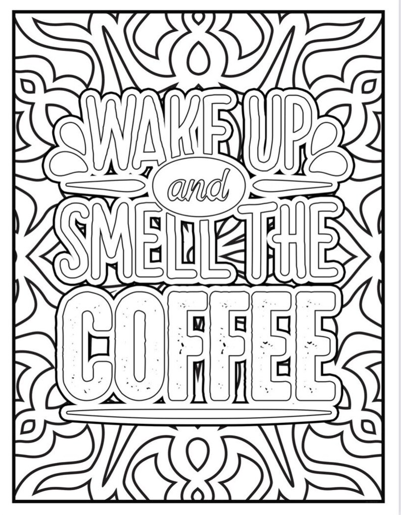 Adult Inspirational Coloring Pages - Etsy