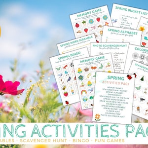 Printable Activity for Kids - Spring - Printable Games and Kids ...