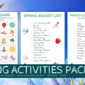 Printable Activity for Kids - Spring - Printable Games and Kids ...