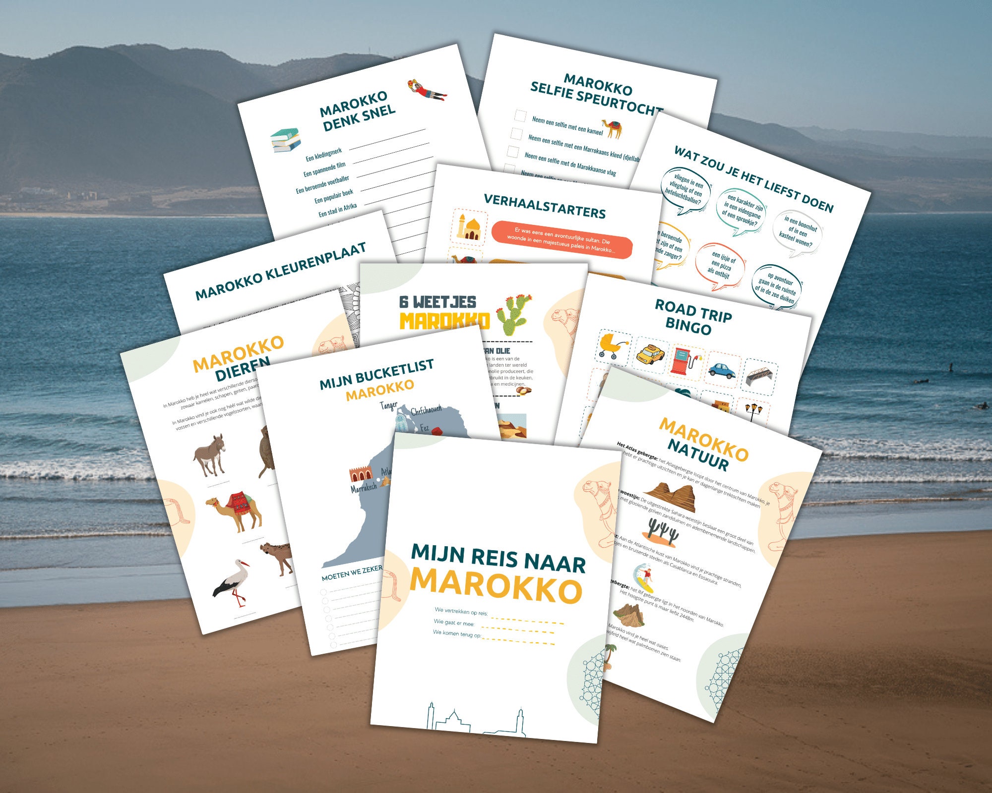 Printable Marokko Road Trip Activiteiten Voor Kinderen NL ...