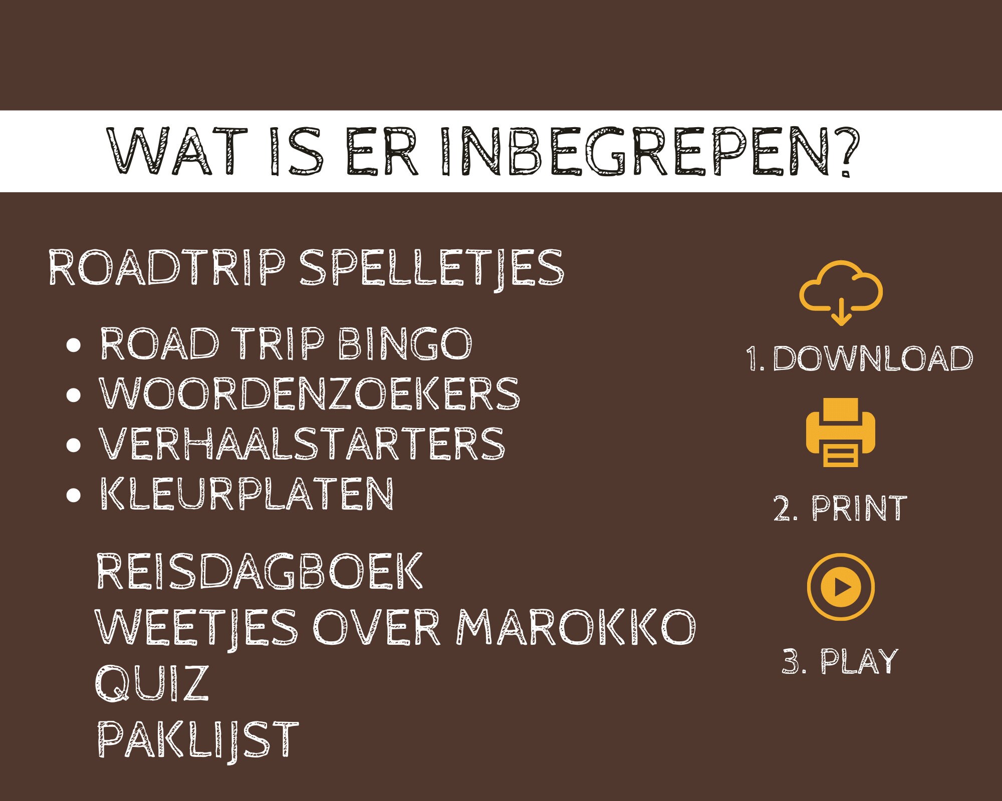 Printable Marokko Road Trip Activiteiten Voor Kinderen NL ...