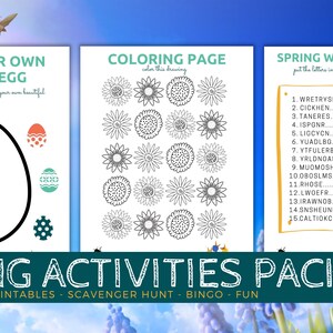 Printable Activity for Kids - Spring - Printable Games and Kids ...