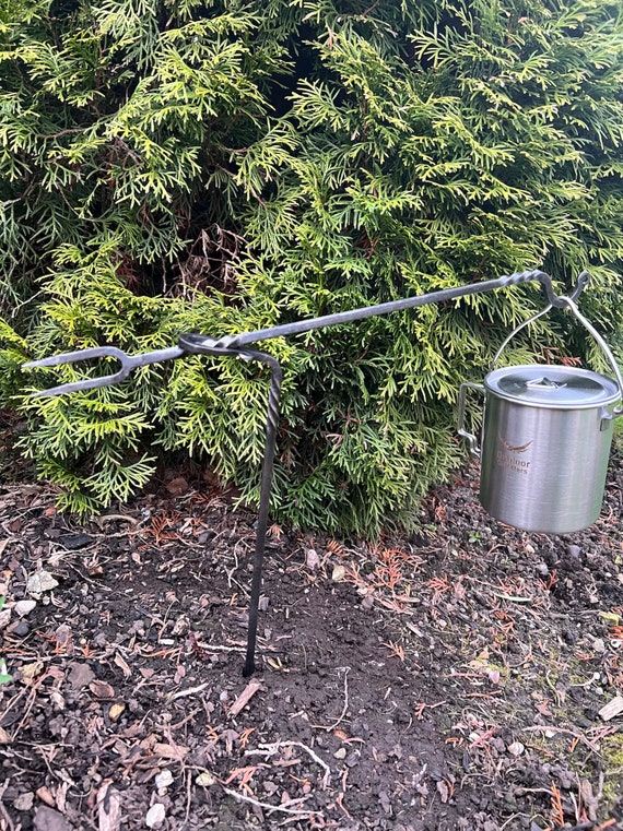 Hand Forged Squirrel Cooker Pot Hanger Bushcraft Camping - Etsy