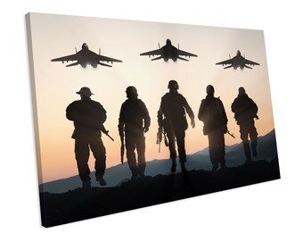 Military Canvas Art | Etsy