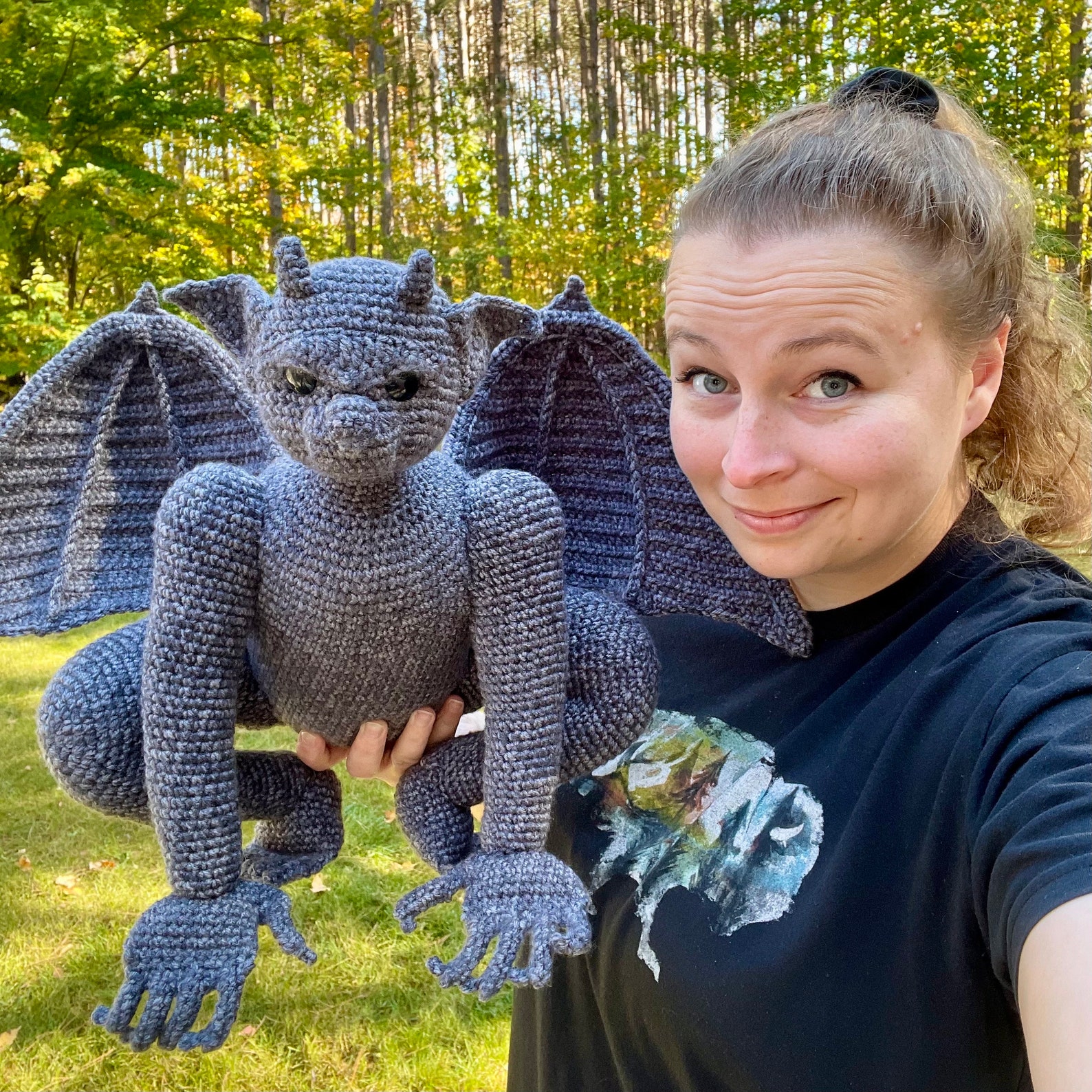 Gargoyle Statue Plush - Etsy