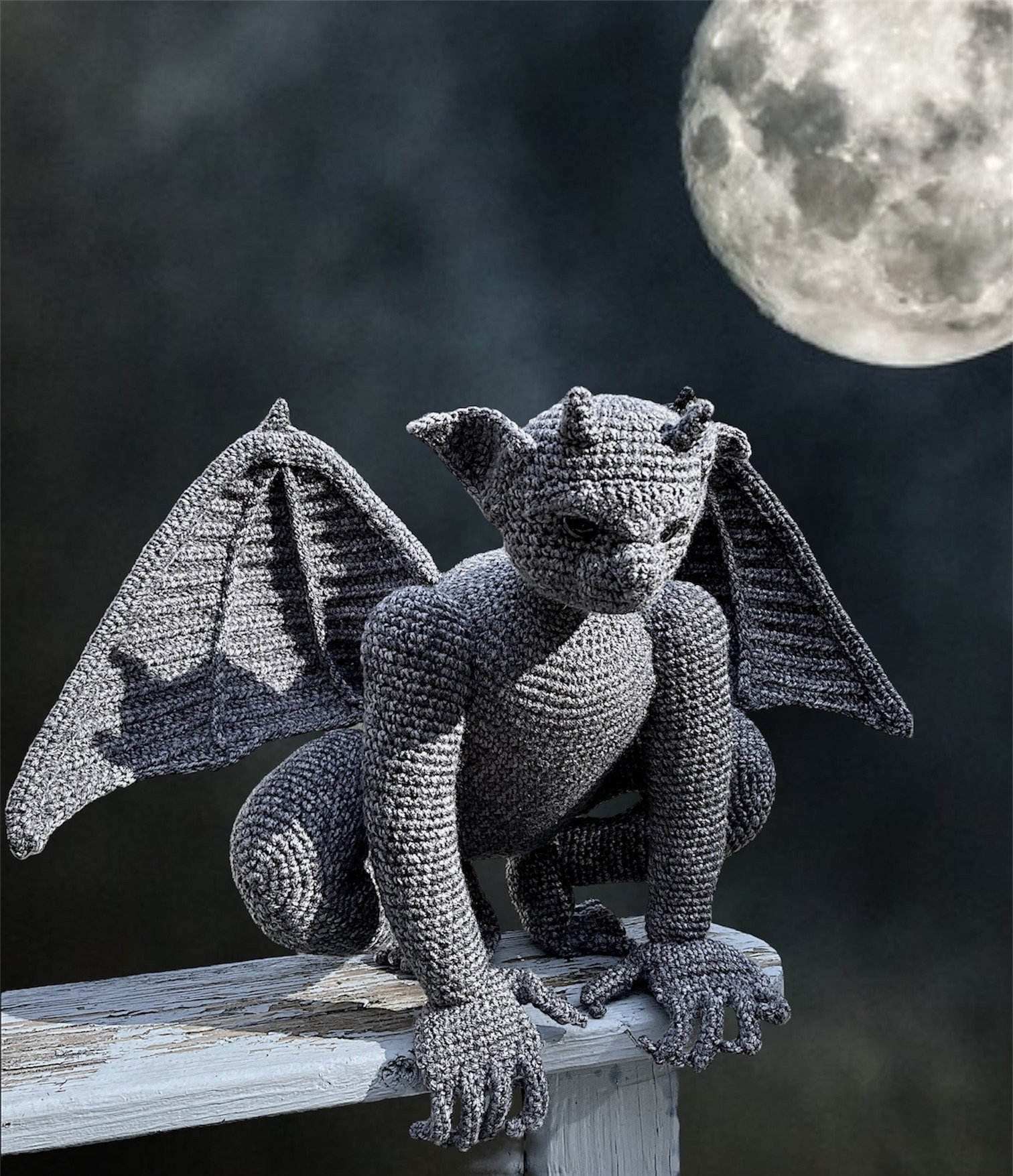 Gargoyle Crochet Pattern - Etsy