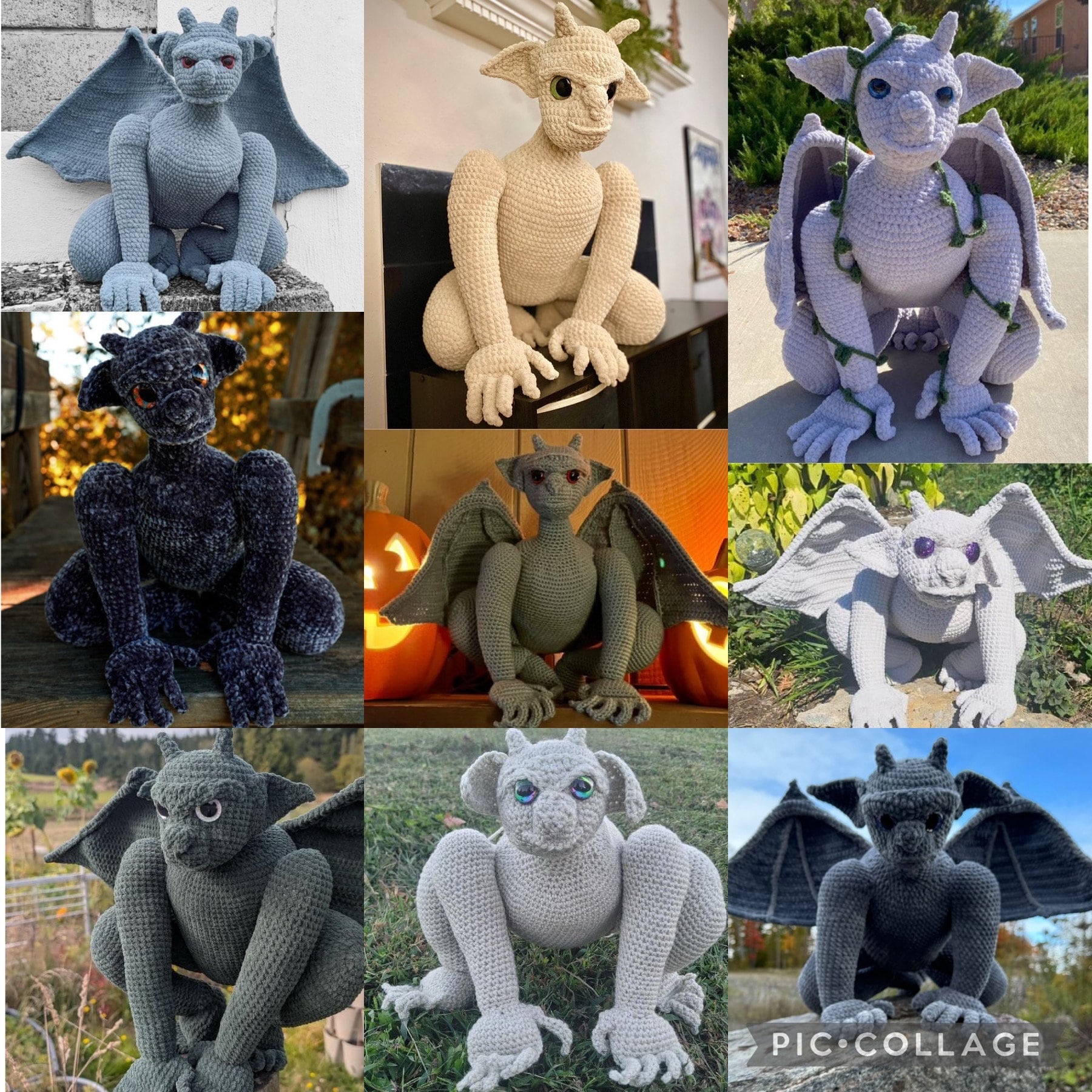 Gargoyle Crochet Pattern - Etsy