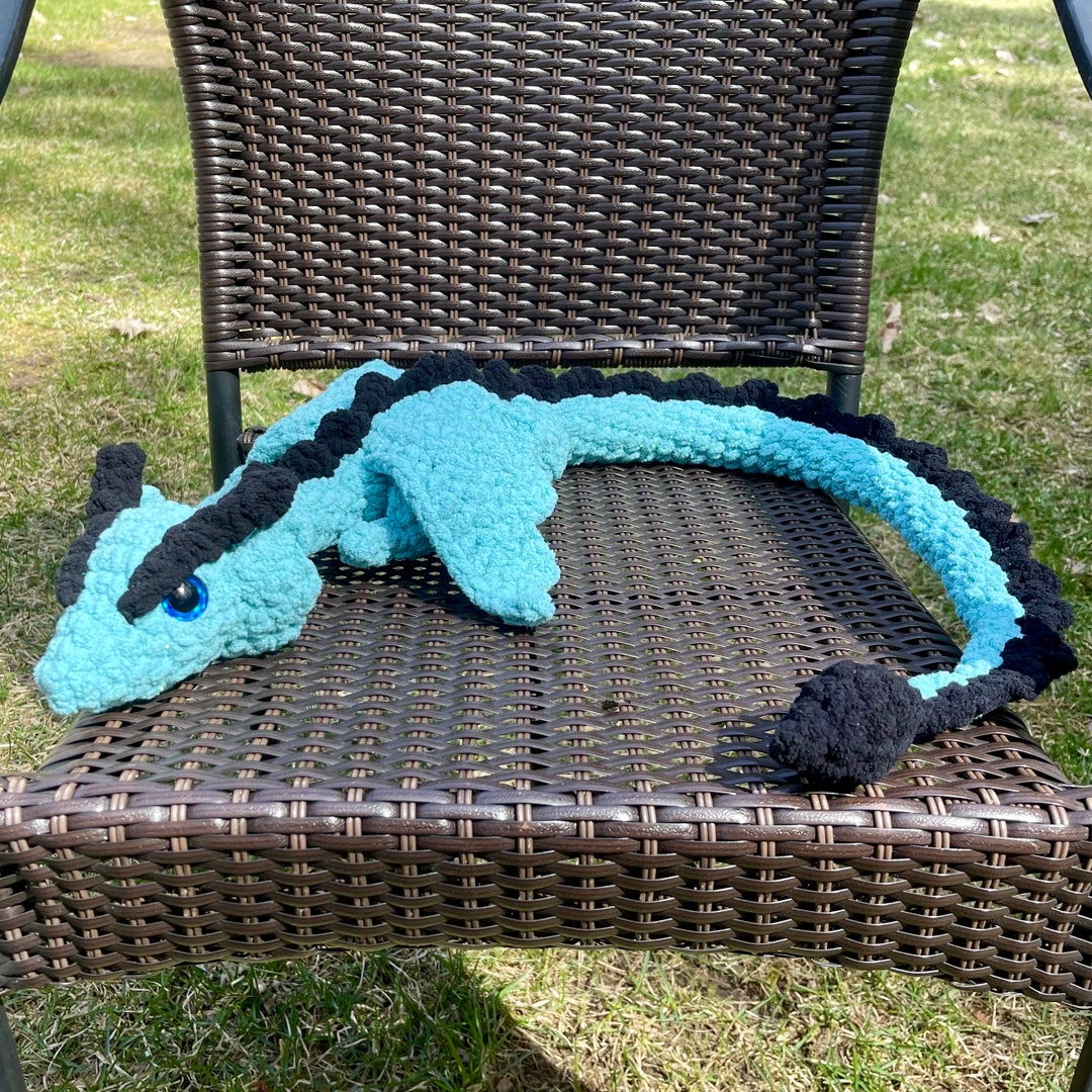 Sparkly Blue Noodle Dragon - Etsy
