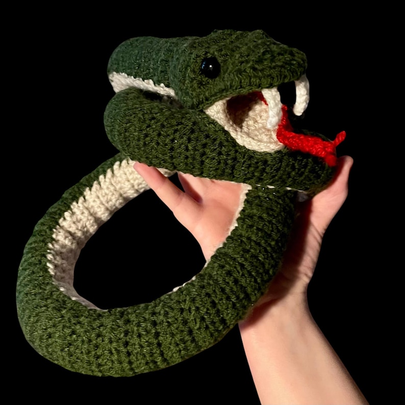Realistic Snake Crochet Pattern - Etsy