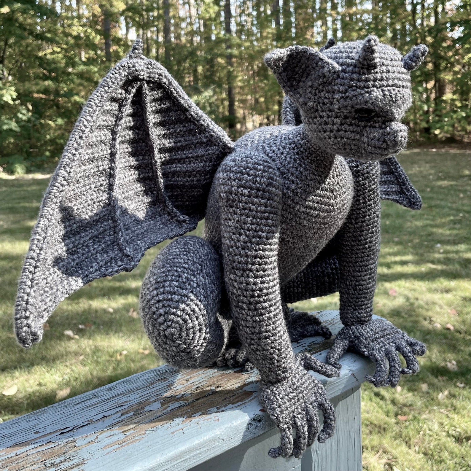 Gargoyle Statue Plush - Etsy