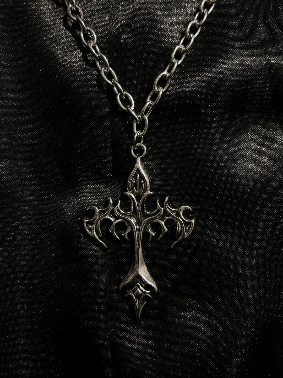 Punk Cross Chain Necklace || Gothic Jewellery || Gothic || Alternative ...