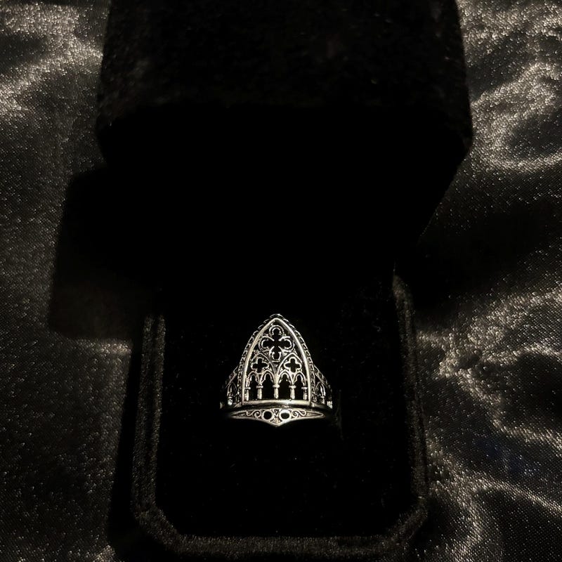 Cathedral Goth Jewelry - Etsy UK